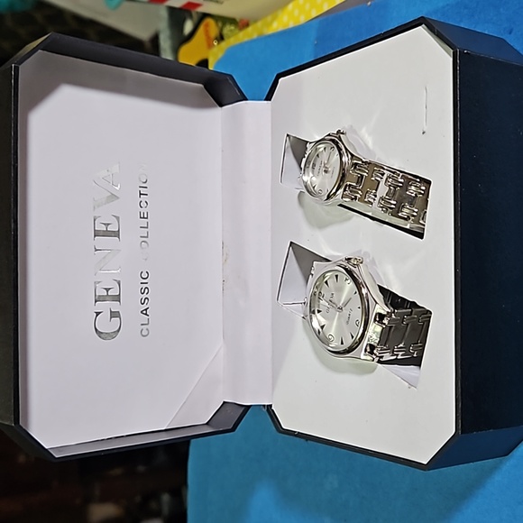 Geneva | Accessories | Geneva Classic Collection Quartz Watch Gift Set ...